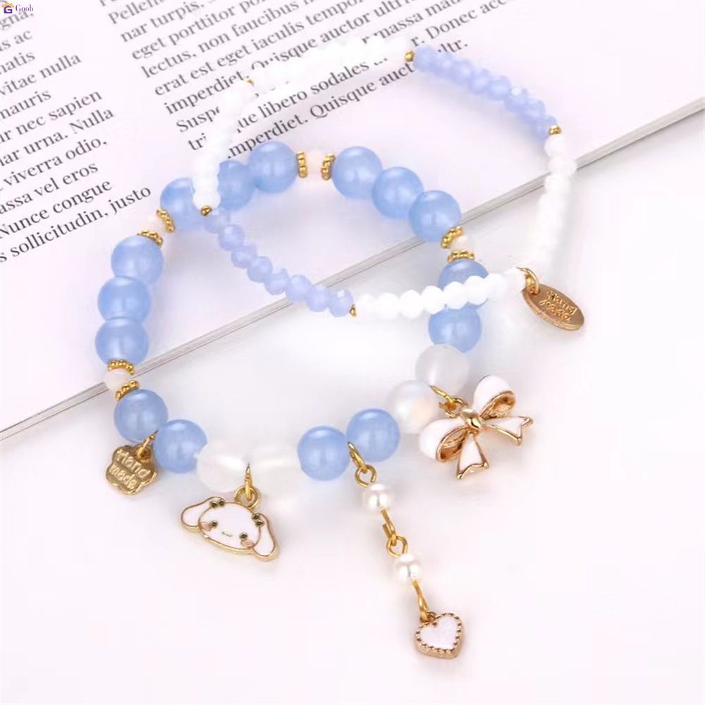 Sanrio Bracelet Cute Kulomi Crystal Bracelet Sweet Girl Student Best ...