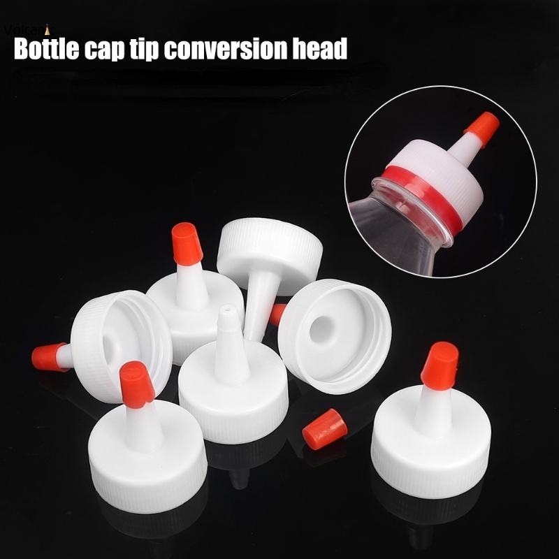 5/10Pcs 2.8cm Multifunctional Mineral Water Bottle Cap Pointed Nozzle ...