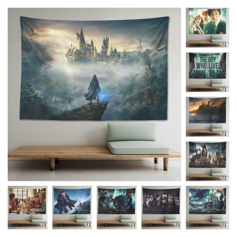 200*150CM Harry Potter Tapestry Manga Poster Psychedelic Tapestries ...
