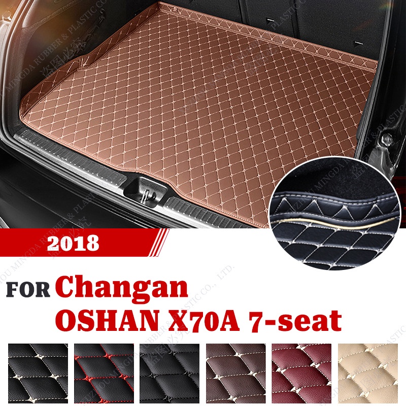 Car Trunk Mat For Auchan OSHAN X70A 7-Seat 2018 Custom Car Accessories Auto Interior Decoration ...
