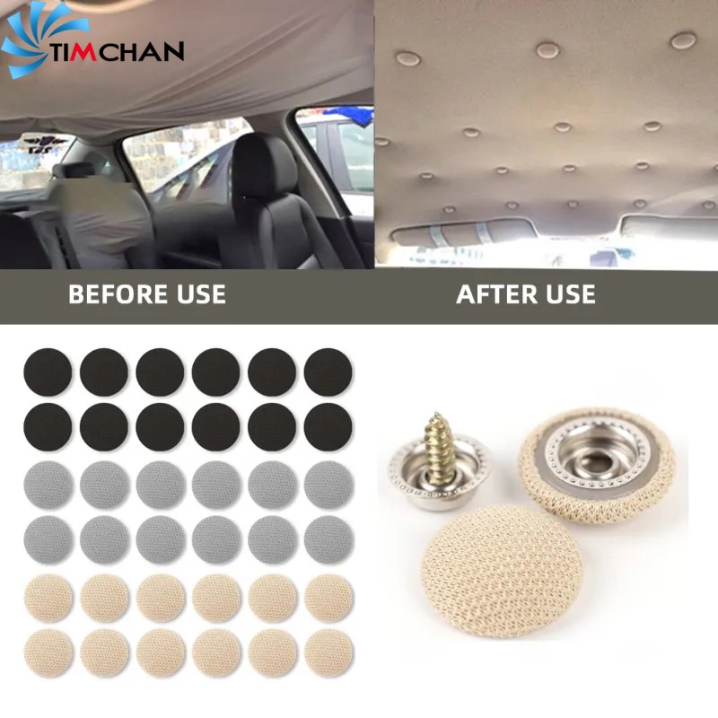 Universal Car Interior Roof Fixed Buckles / Headliner Ceiling Cloth ...