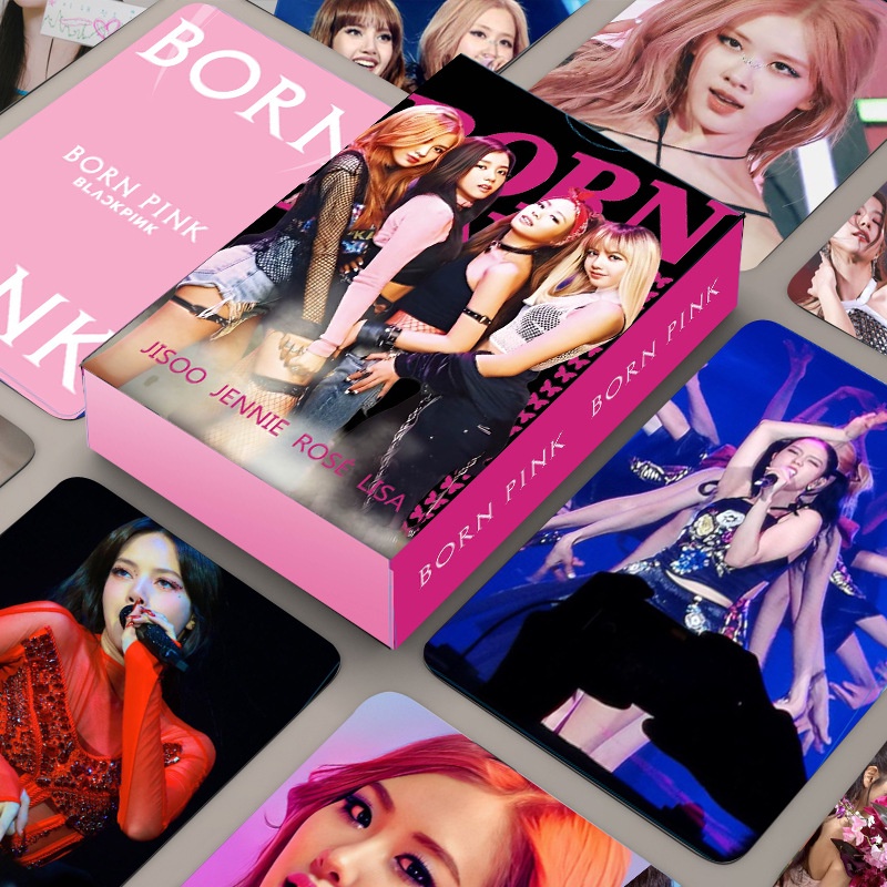 55pcs/box BP World Tour BORNPINK Photocards Concert Lomo Cards BP ...