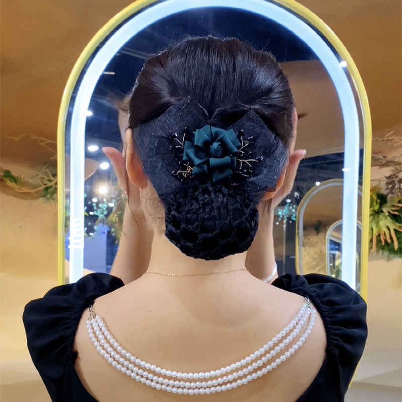 Hairnet Ribbon with Clip Clip Net Ribbon Hair Net Clips Korean Fashion ... Hairnet Ribbon with Clip Clip Net Ribbon Hair Net Clips Korean Fashion ...