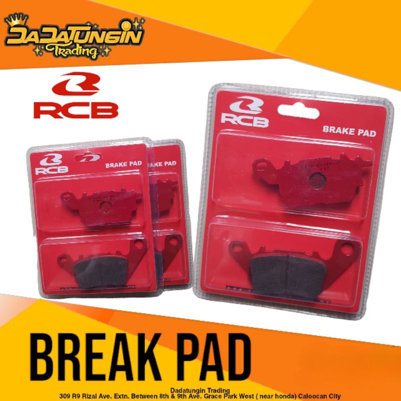 RCB Motorcycle Brake Pads | Shopee Philippines