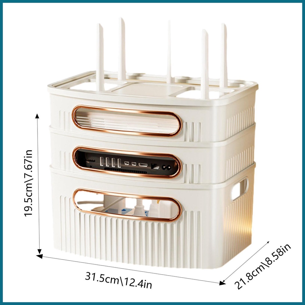 Storage Box Decorative Box for Router Waterproof Dustproof Router Cover ...