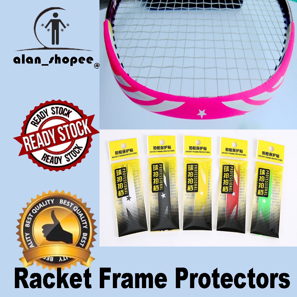 Pink Color Badminton Racket Head Protector Tape PU Anti Paint Off Wear ...