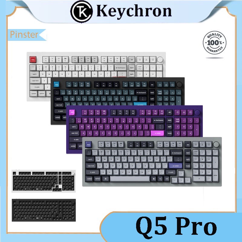 【Available in stock】Keychron Q5 Pro Custom Gasket Bluetooth Mechanical ...