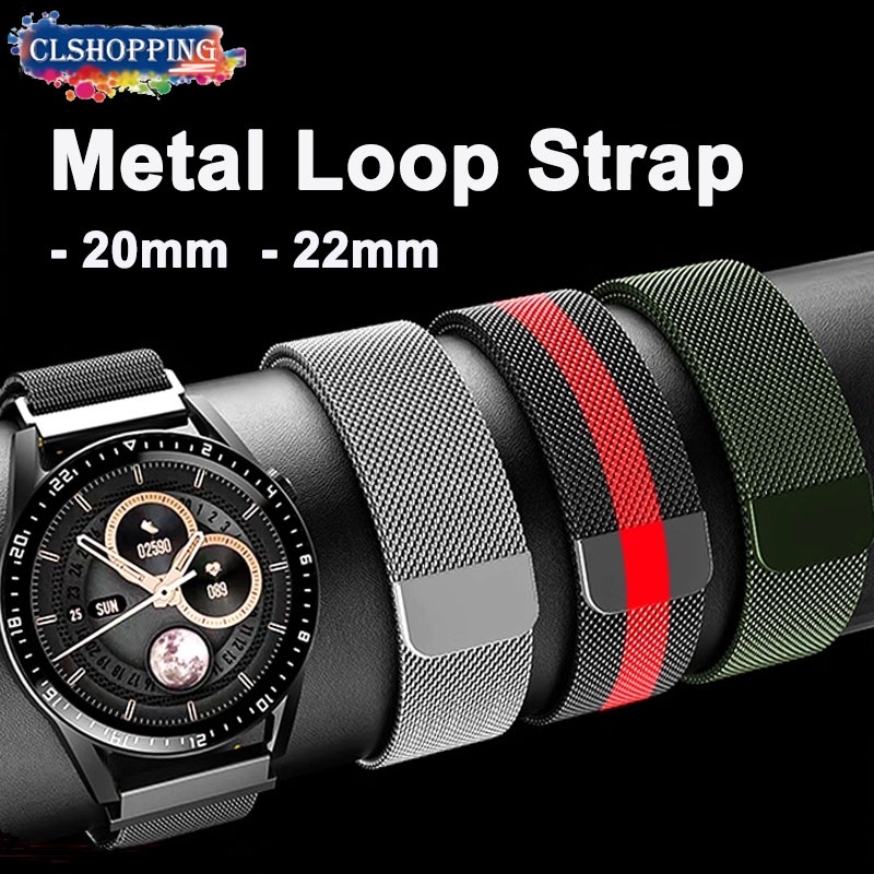20mm-22mm-milanese-straps-compatible-with-huawei-gt-2-3-pro-samsung