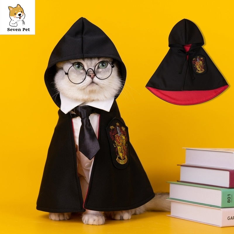 Sevenpet Dog Cape Cat Shawl Halloween Costume Puppy Magic Cloak Pet ...