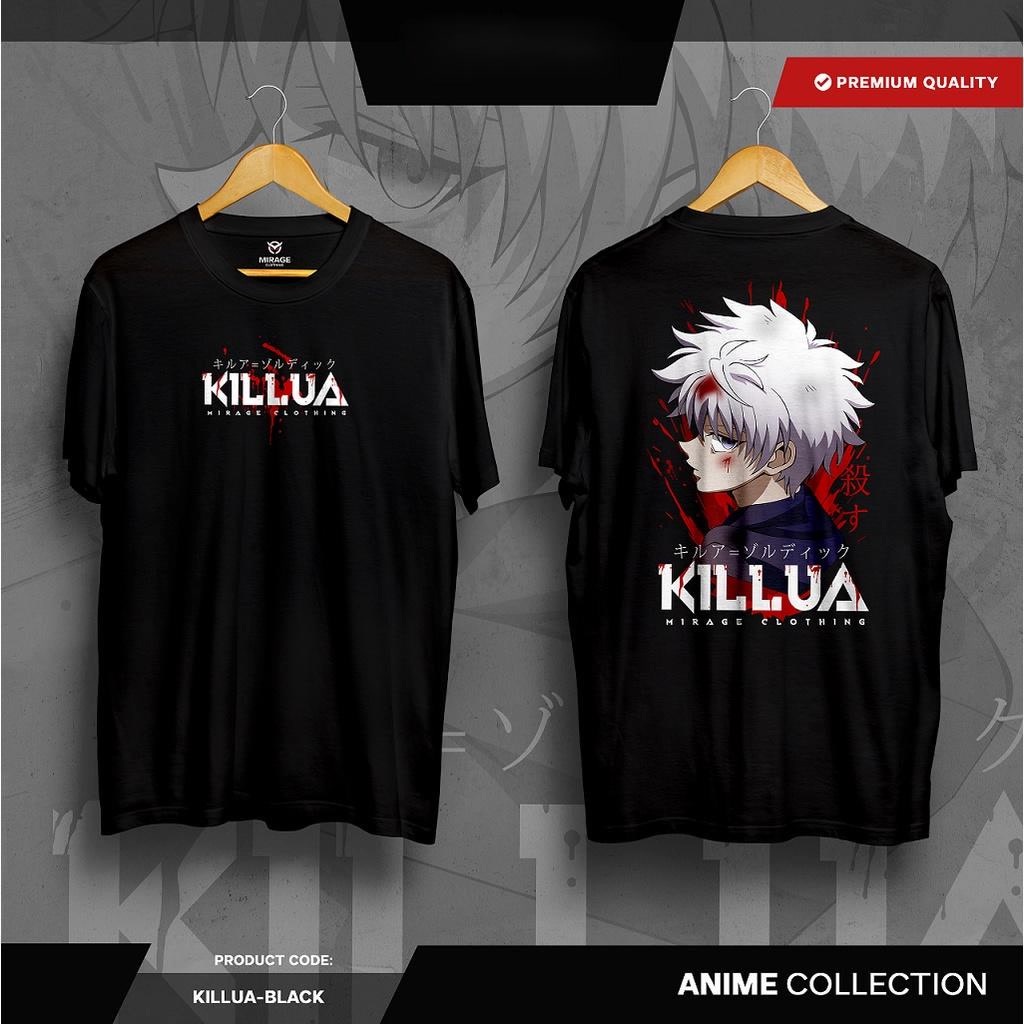 Mirage Clothing - Hunter X Hunter - Killua Zoldyck - Anime Shirt - DTF ...