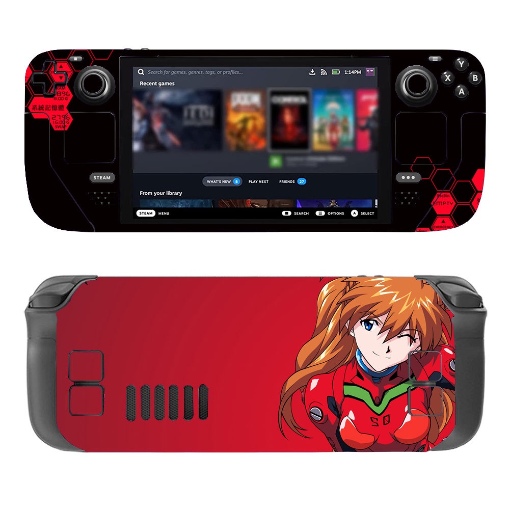 EVA Steam Deck Skin Decal Stickers Protector Skins NEON GENESIS ...