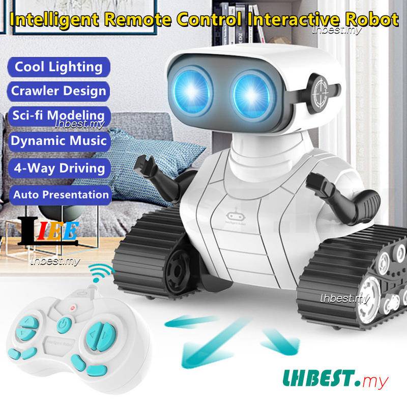 Intelligent RC Wali Robot Toy Remote Control Robot Interactive Mini RC ...