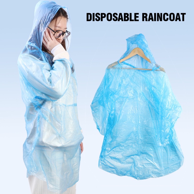 Mini Portable Disposable Raincoat Adult Disposable Emergency Travel ...