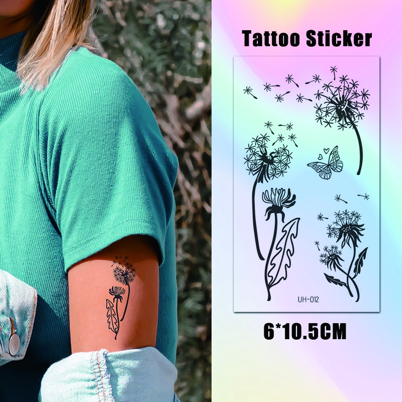 【SUN】Tattoo Sticker Waterproof Long Lasting Minimalist Tattoo Magic ...
