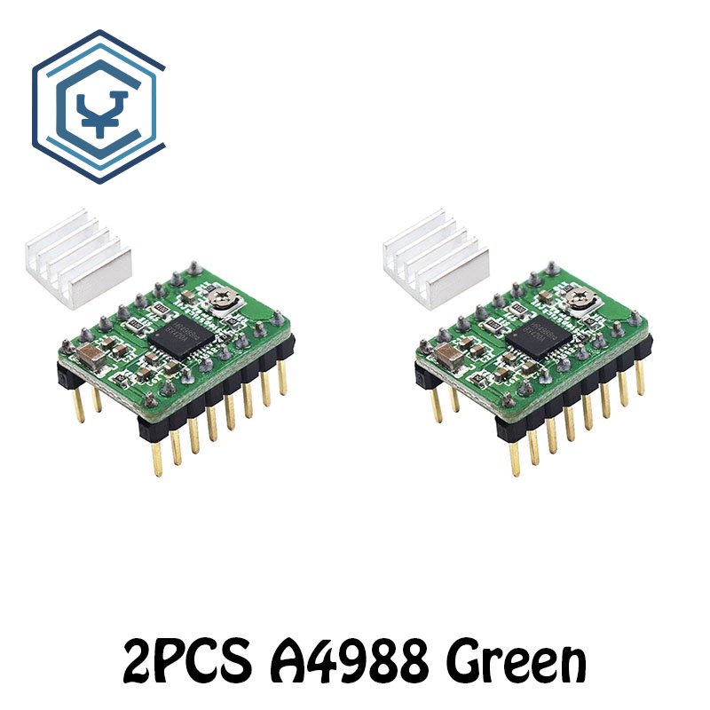 2PCS 3D printer parts heat sink stepper bar+Repap stepper driver A4988 ...