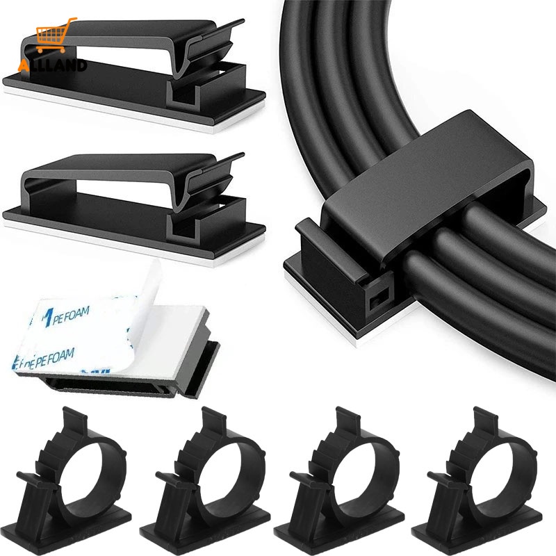 1 PC Cable Organizer Clips/ Universal Self Adhesive Cord Management ...