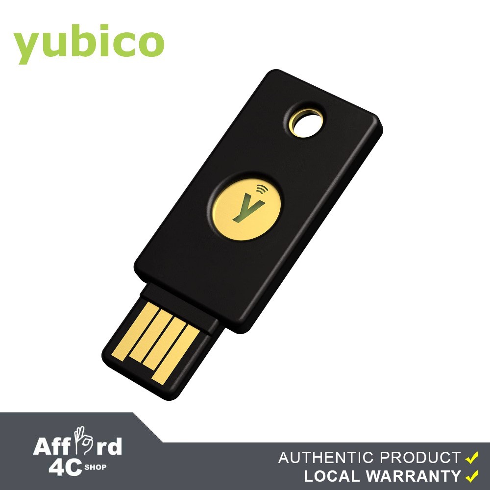 Yubico - YubiKey 5 NFC - Security Key, U2F, FIDO2, USB-A Ports, Dual ...