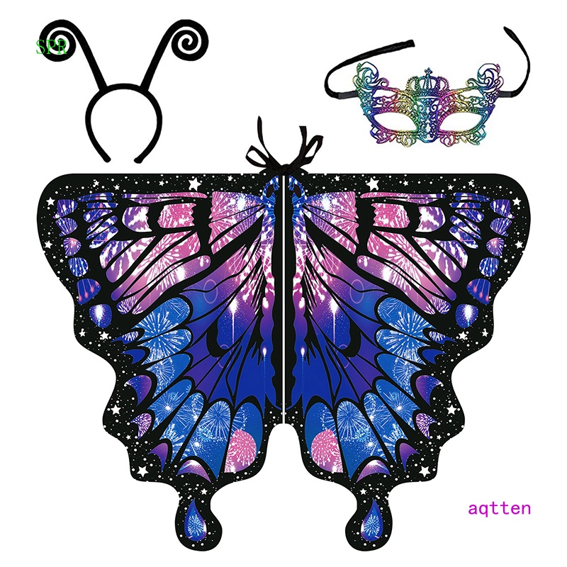 SPR Butterfly Costume Women Starry Butterfly Wings Eye Mask Headband ...