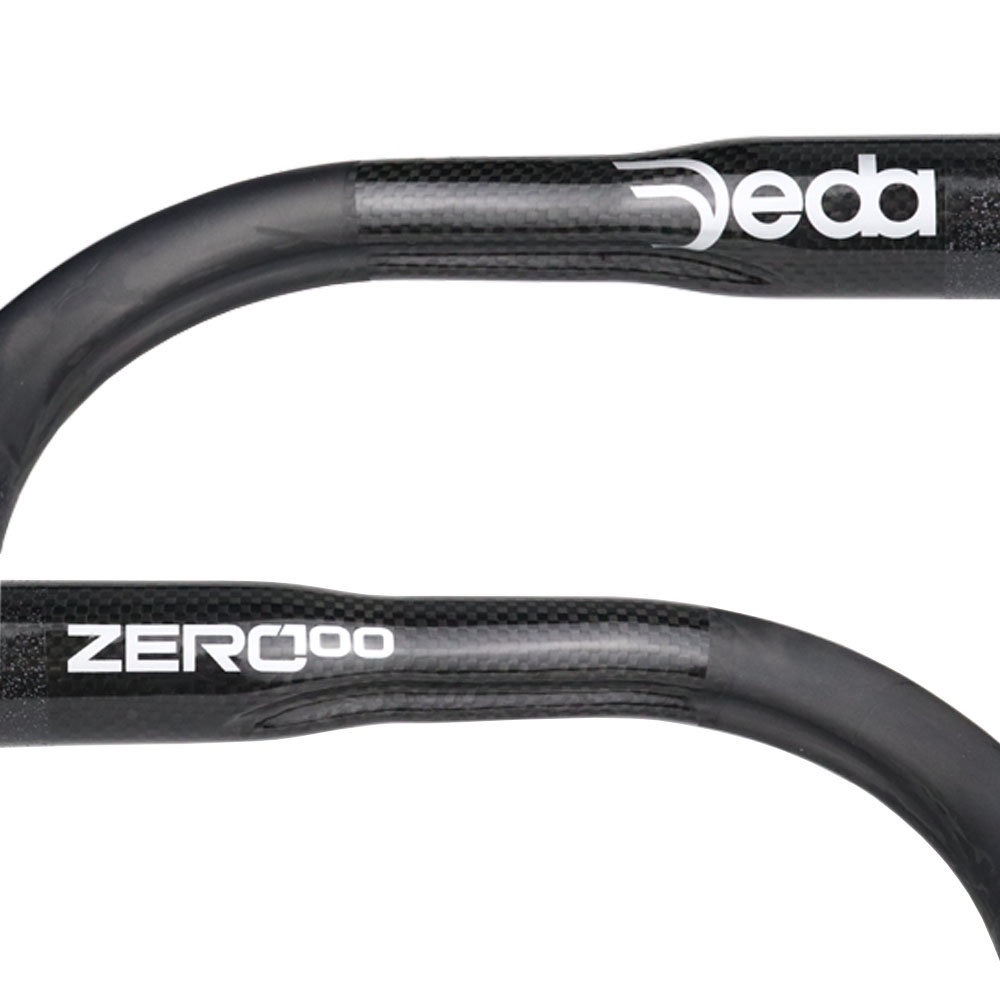 DEDA Zero 100 Gloss+Matt Carbon Fiber 31.8mm Road Bike Handlebar ...