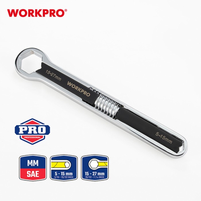 Workpro WP272016 Universal Wrench 527mm METRIC & SAE | Shopee Philippines