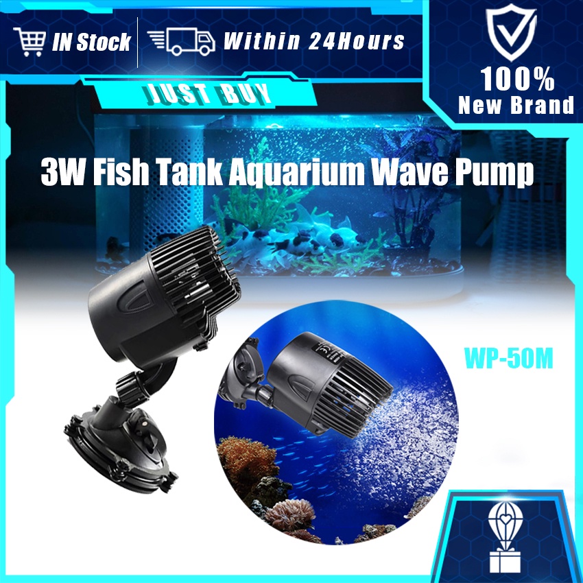 220-240V 3W Aquarium Water Pump Quiet Wave Maker Reef Surf Pump 360 Rotration Fish Tank ...