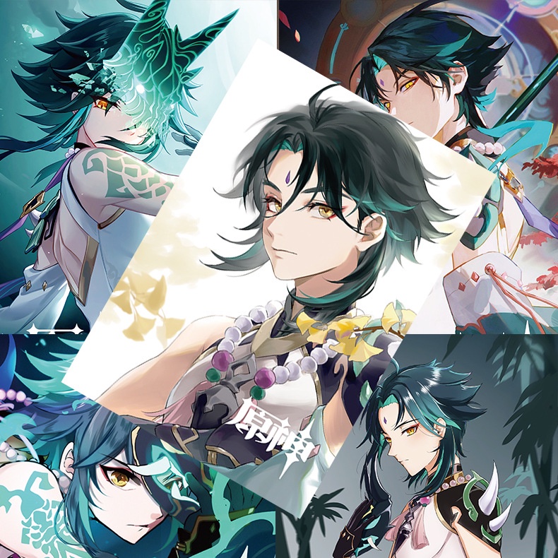 8pcs/set Project Genshin Project Genshin Impact Poster 42.29CM | Shopee ...