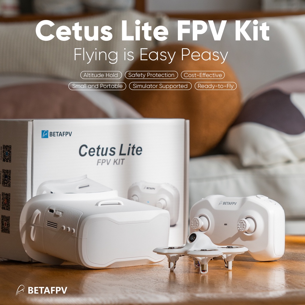 BETAFPV Cetus Lite Kit / FPV Kit Frsky D8 Receiver BT2.0 300mAh 1S ...