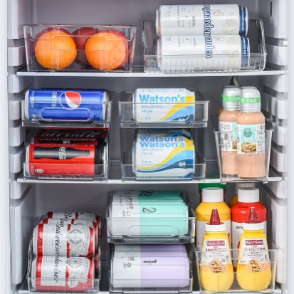 Foldable Refrigerator Soda Drink Storage Rack Storage Dispenser Cola ...