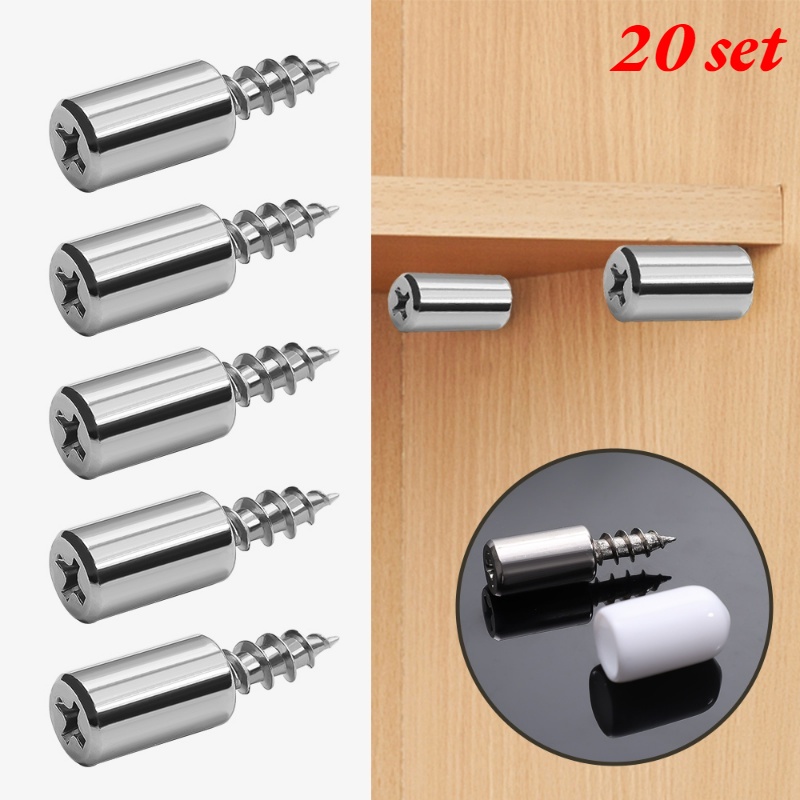 20 set Screw Partition Bracket Self-tapping Screw With Rubber Sleeve ...