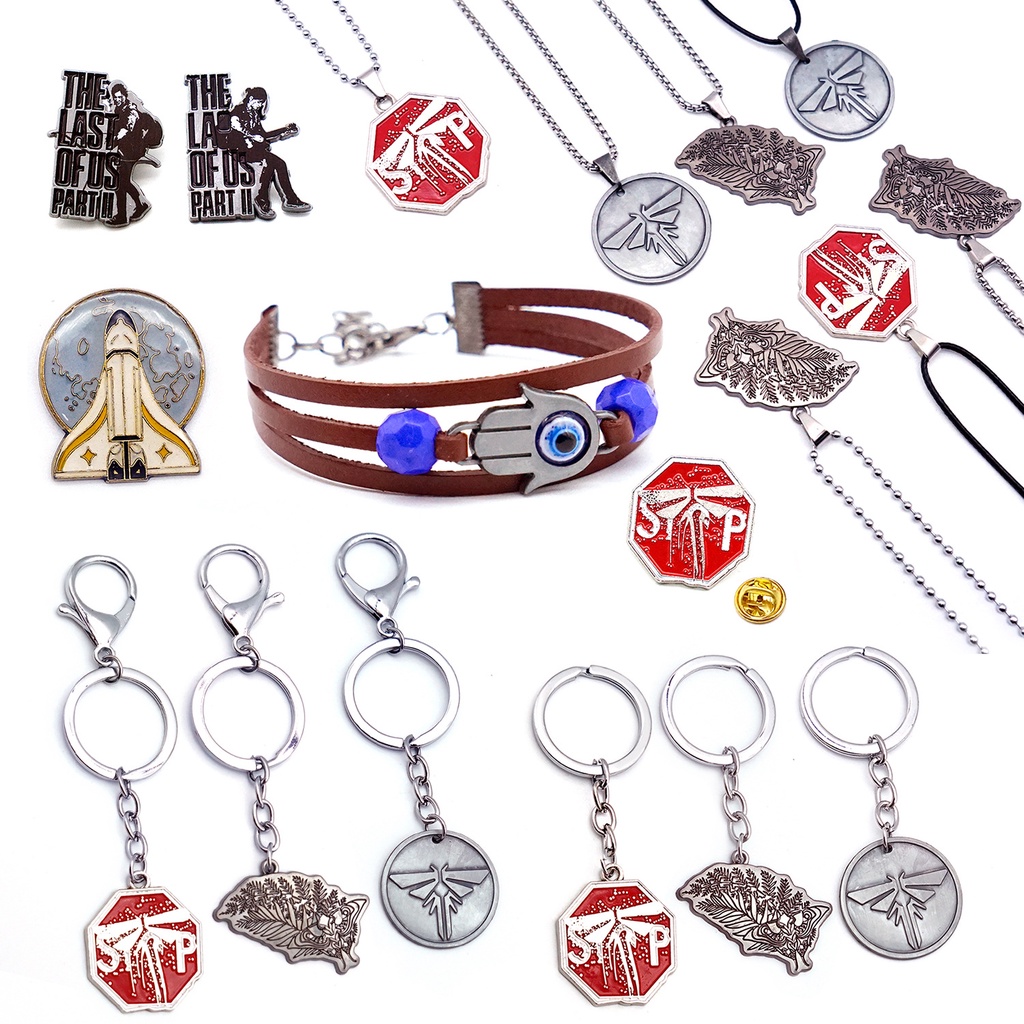 The Last Of Us Keychain Firefly Logo Key Chain Ellie Tess Keyring ...