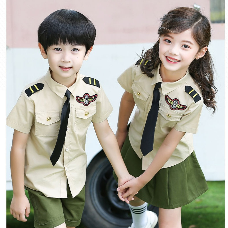 New Children's Military Pilot Uniforms for Boys and Girls Air Force ...