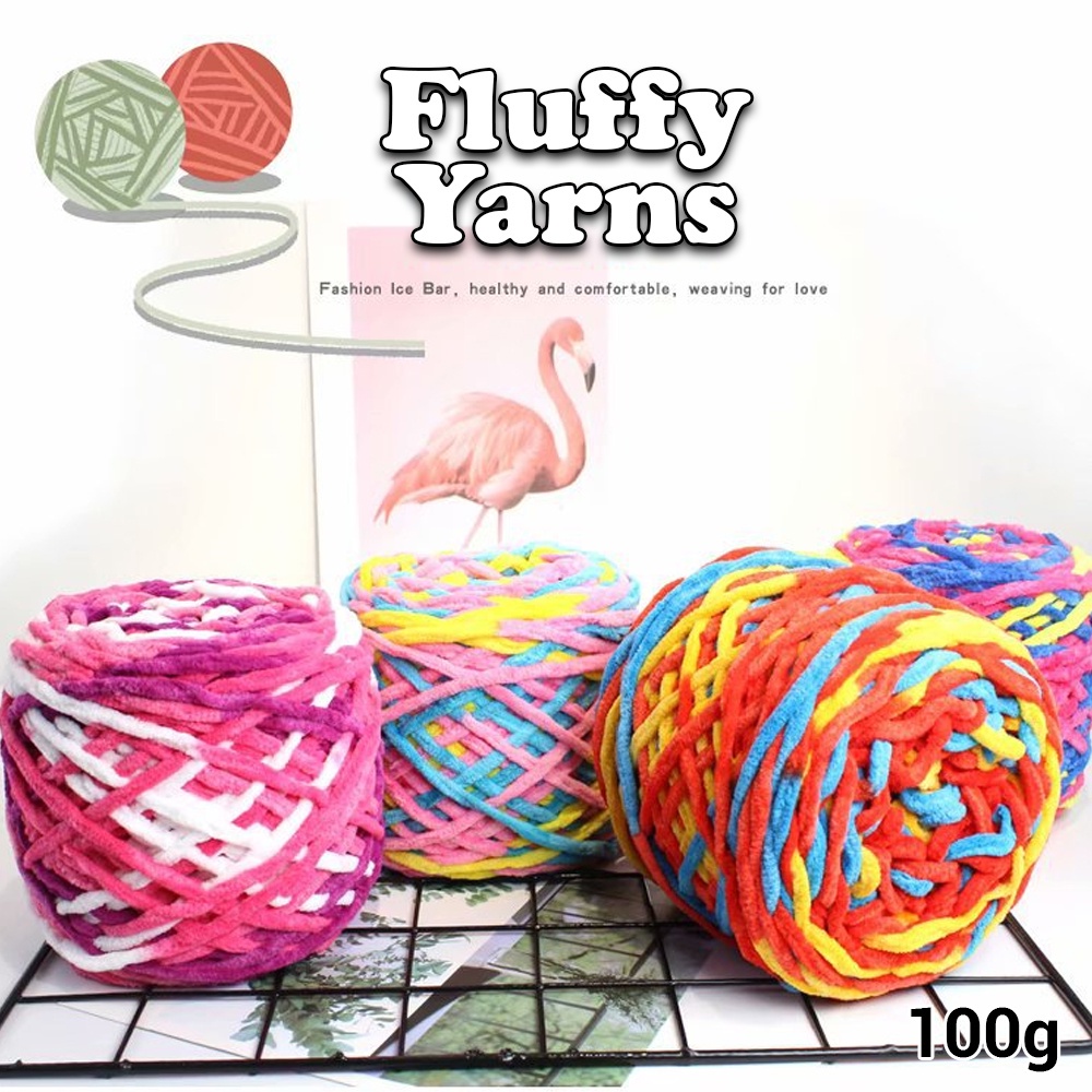 GDP Multi-Color fluffy yarn, Cashmere Wool Yarn Tri Color and Quad ...
