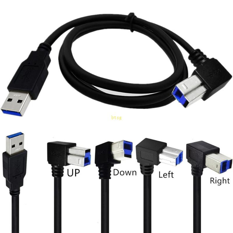 BT Flexible USB3 0 Cable A Male to B Male 90 Degree Right Angle USB3 0 ...