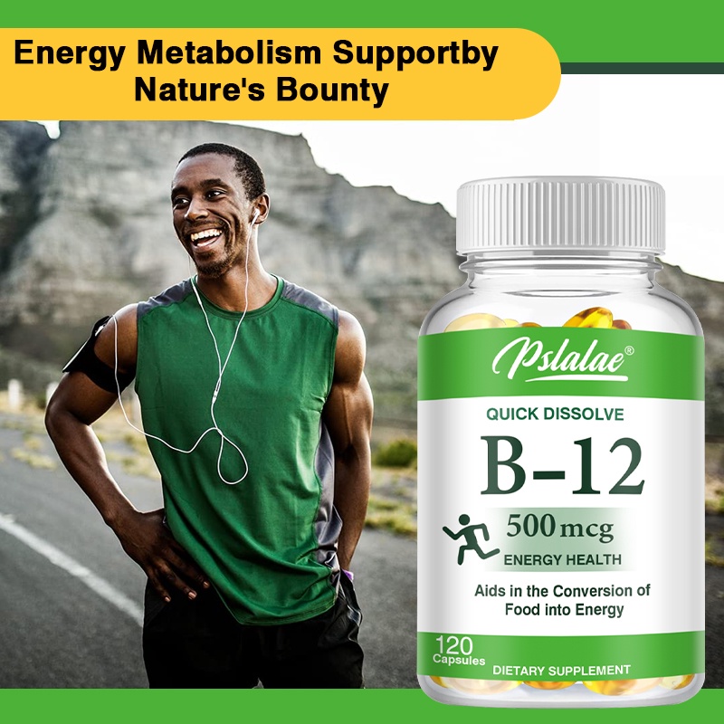 Vitamin B12, Health Support Energy Metabolism Protect Nervous System and Blood Cells | Shopee ...