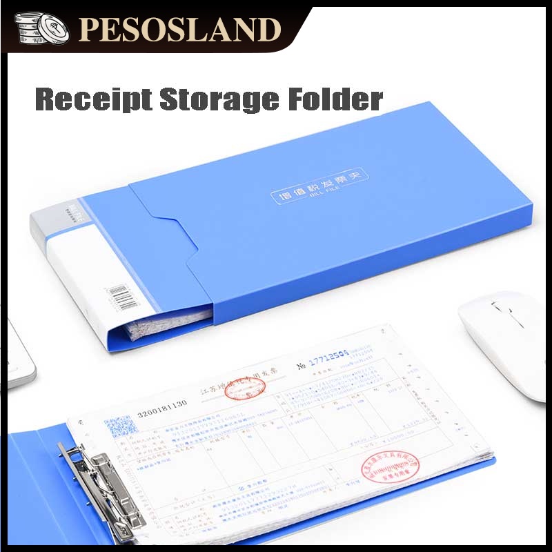 Portable Invoice Receipt Bill Holder Receipt Storage Folder For Finance ...