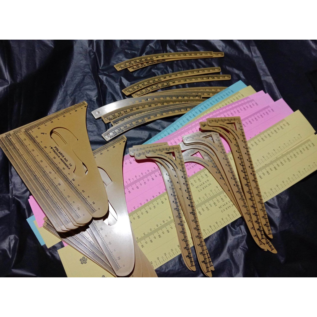 SIKU Mini Ruler Package Contains 8 Sets/Elbow Ruler 8 Arch 8 Triangle 8 ...
