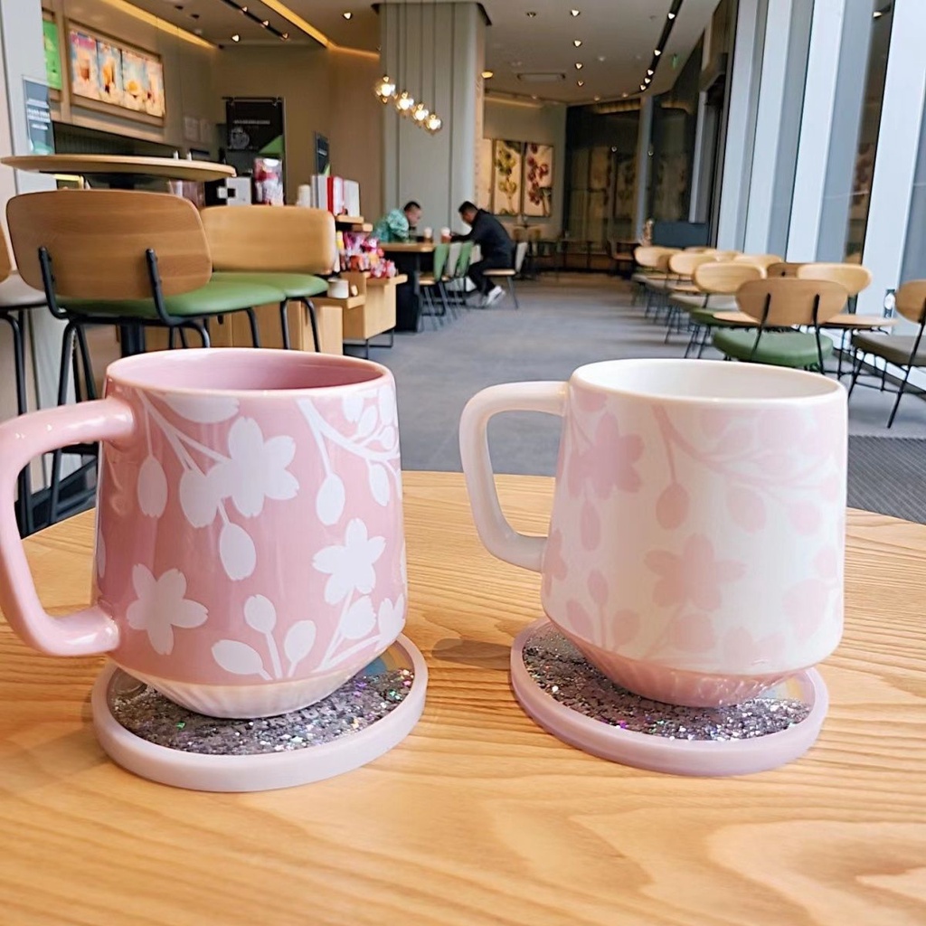 Starbucks Mug Tokyo Limited Valentine's Day Pink White Cherry Blossom ...