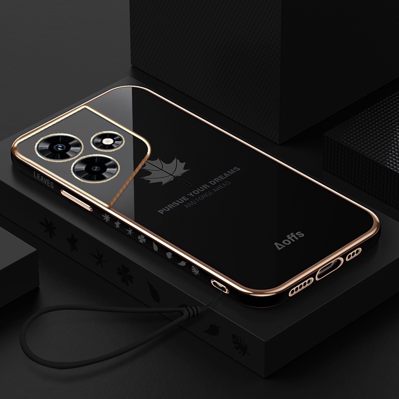 Maple Leaf Style Casing Tecno Spark 10 Pro 10c Ki5q Ki5k Ki7 Camon 20 Pro Tecno Ck6 Ck6n Ck7n