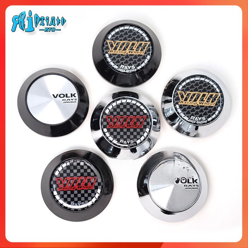 RTO 4PCS/lot 65MM Car Wheel Center Caps for VOLK RAYS JAPAN VOLK RACING ...