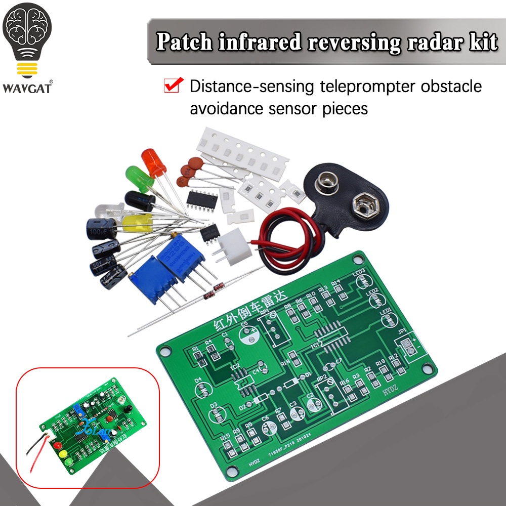 Patch infrared reversing radar kit DIY electronic production range ...