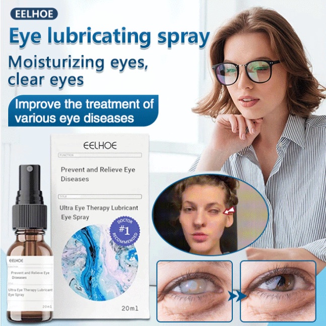 EELHOE Eye Care Lubricating Spray relieve eye fatigue 20ml | Shopee ...