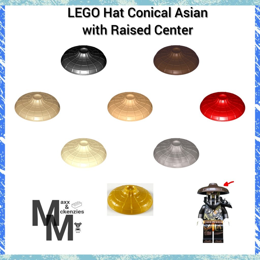 Conical Asian Hat / Sakkat / Samurai Hat with Raised Center (26007 ...