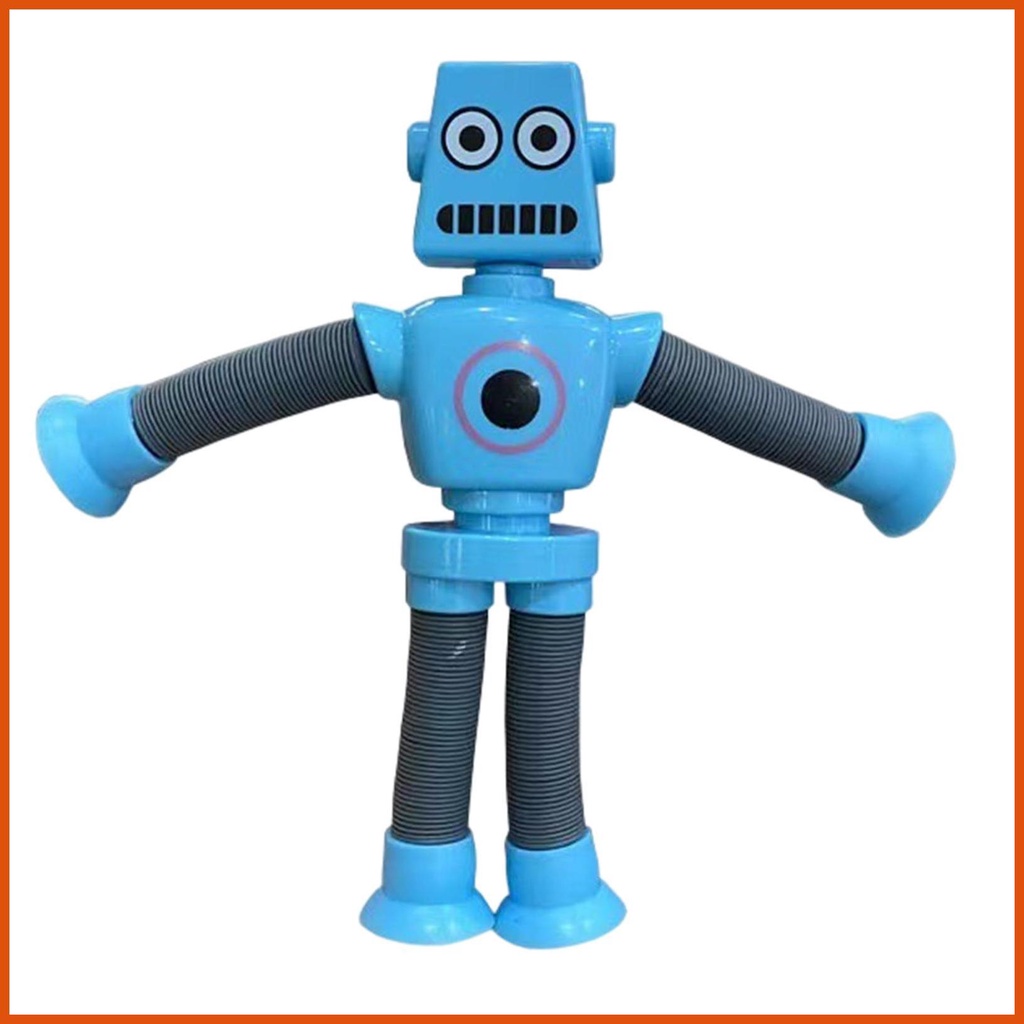 Telescopic Suction Cup Robots Toy Telescopic Robot Novelty Stretch And ...