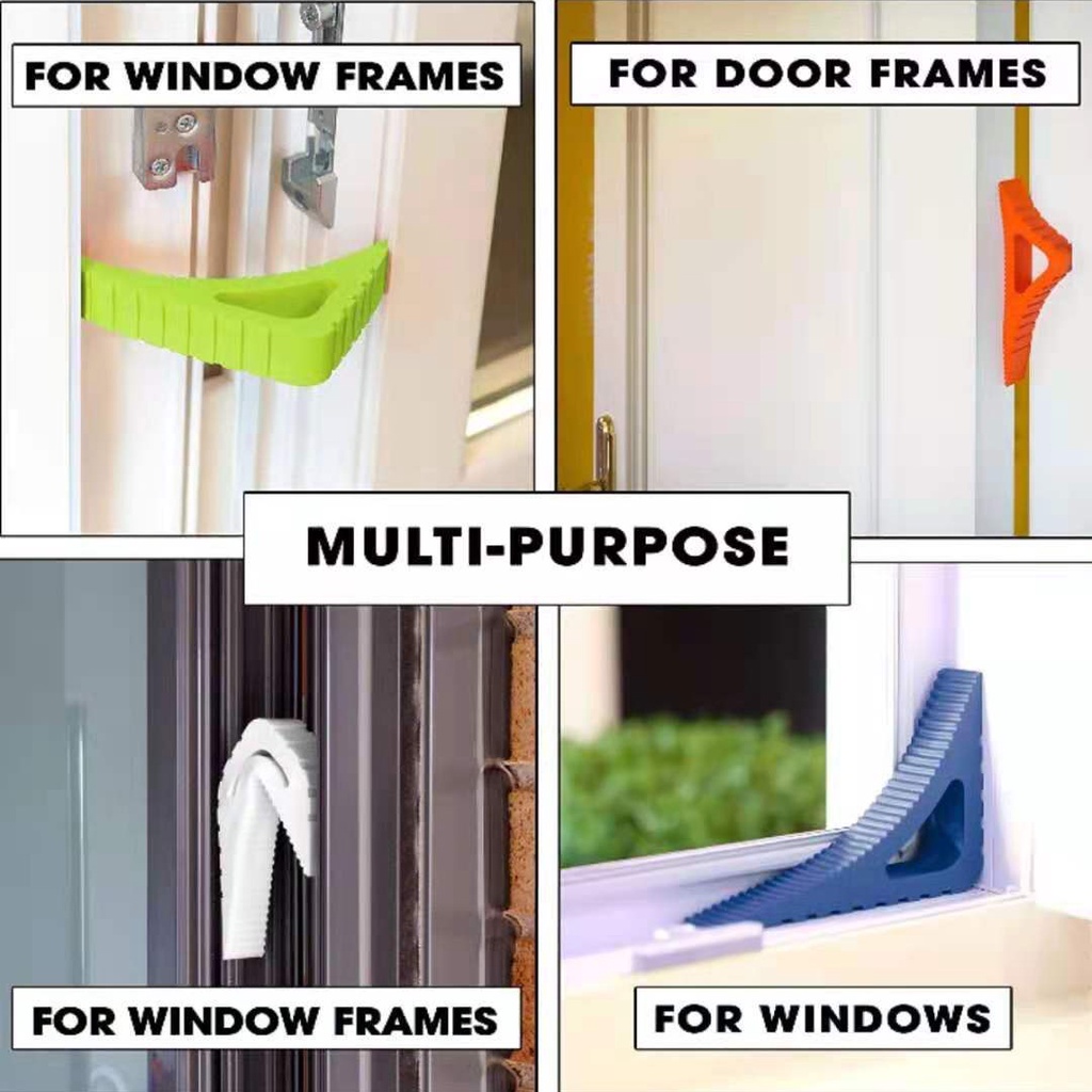 Triangle Door Stopper Without Punching, Home Anti-collision Door ...