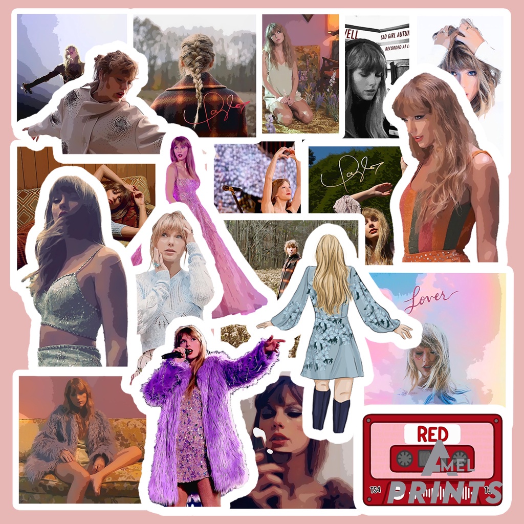 50 PCS Taylor Swift American Singer Songwriter Music Vector Vectorize ...