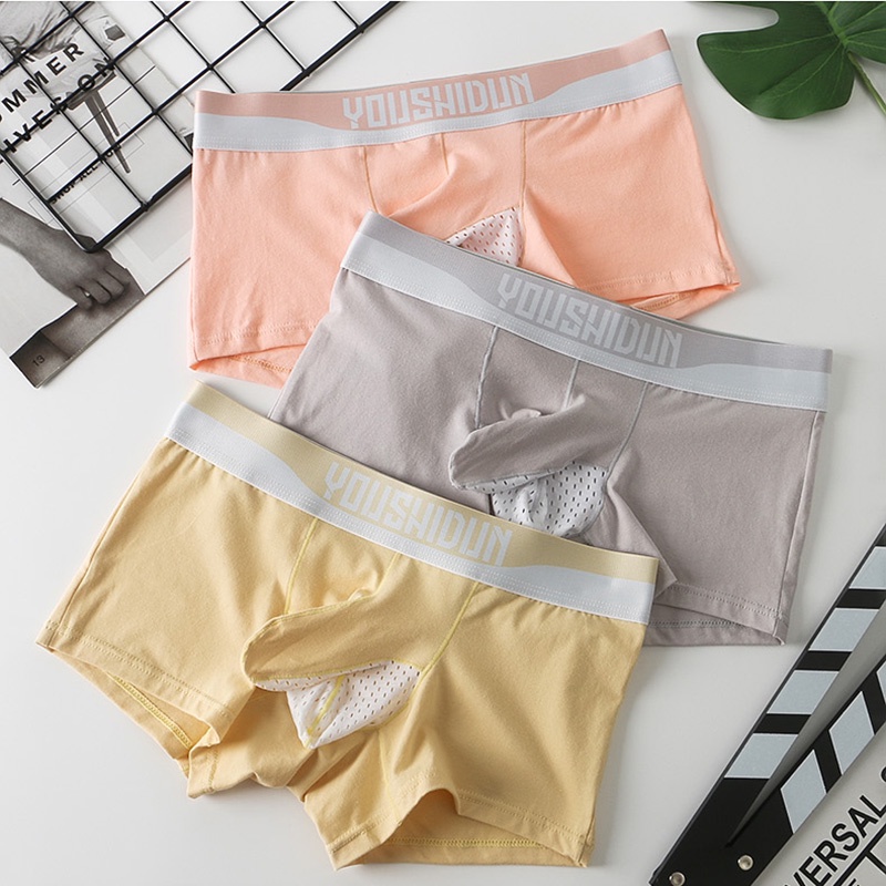 Men's Underwear Elephant Nose Underpants Breathable Cotton Boxers Soft ...