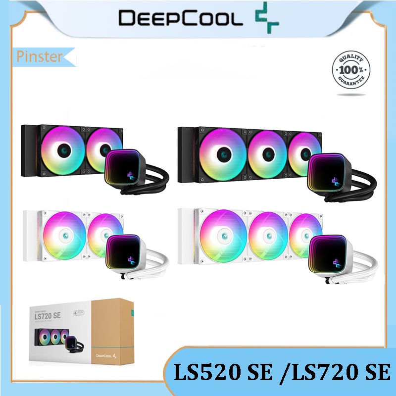 Deepcool LS520 SE /LS720 SE CPU AIO Liquid Cooler ARGB White Black 240 360 Water Cooling For ...
