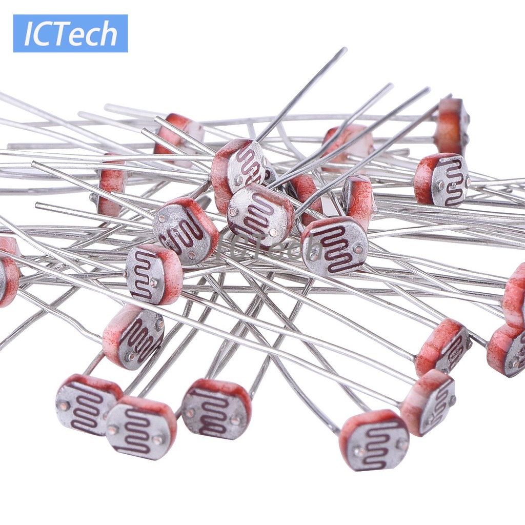 100pcs 5528 LDR Photo Light Sensitive Resistor Photoelectric ...
