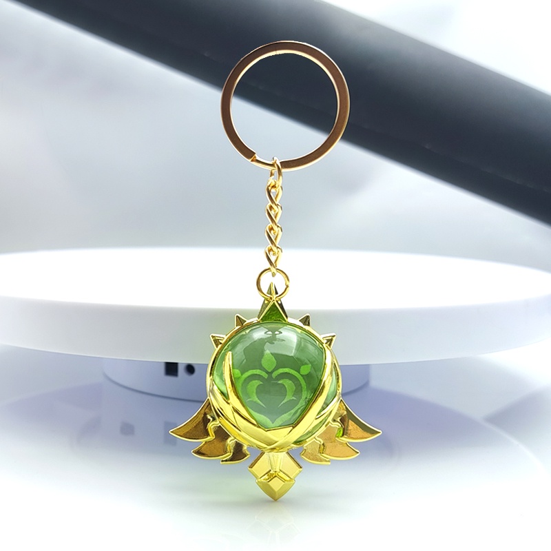 Game Genshin Impact Visions Keychain Sumeru Mondstadt Liyue Inazuma ...