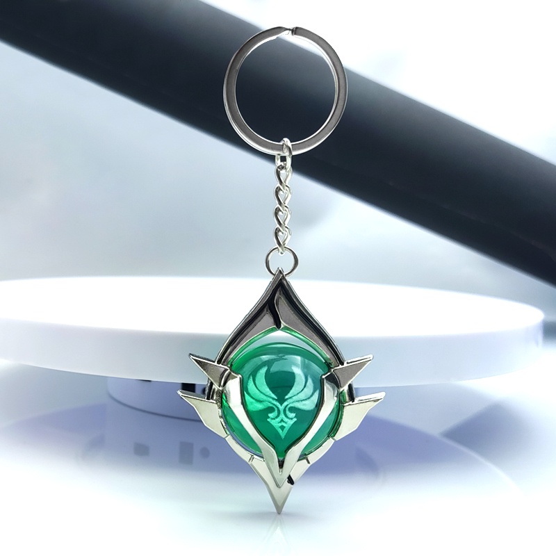 Game Genshin Impact Visions Keychain Sumeru Mondstadt Liyue Inazuma ...